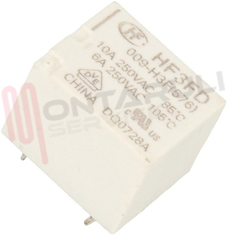 HF3FD/009-H3F,RELAIS,CIRCUITO,SALDARE,9VDC,10A,250VAC,RELE' . MONTARULI ...